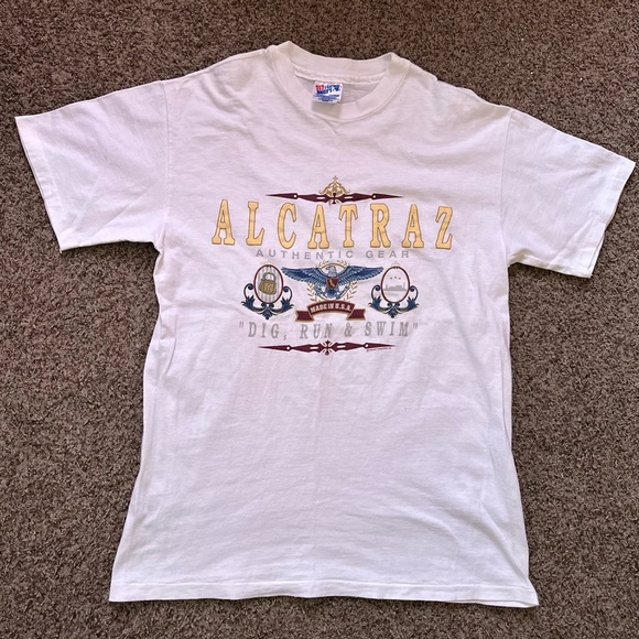 American Vintage | Shirts | Vintage 9s Alcatraz Us Prison Jail Cell ...